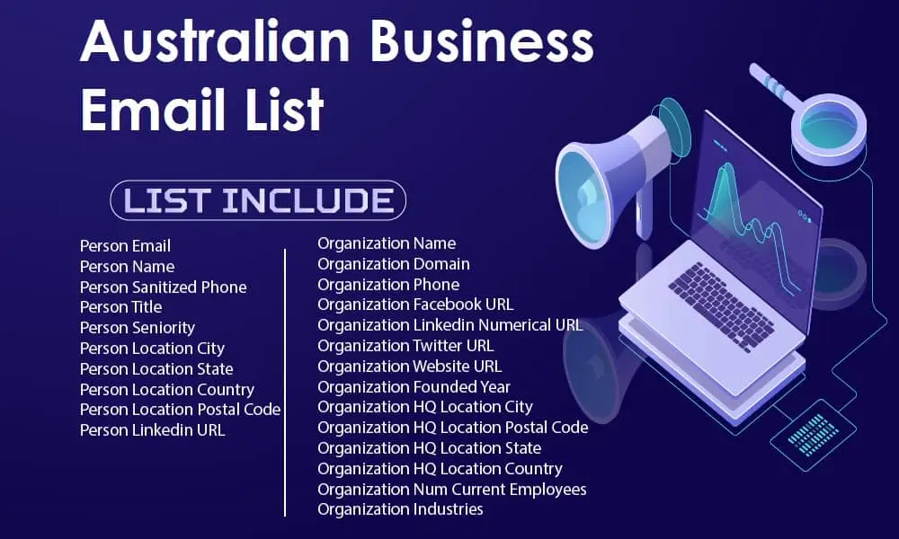 Australia Email List 7 Million DB To Data